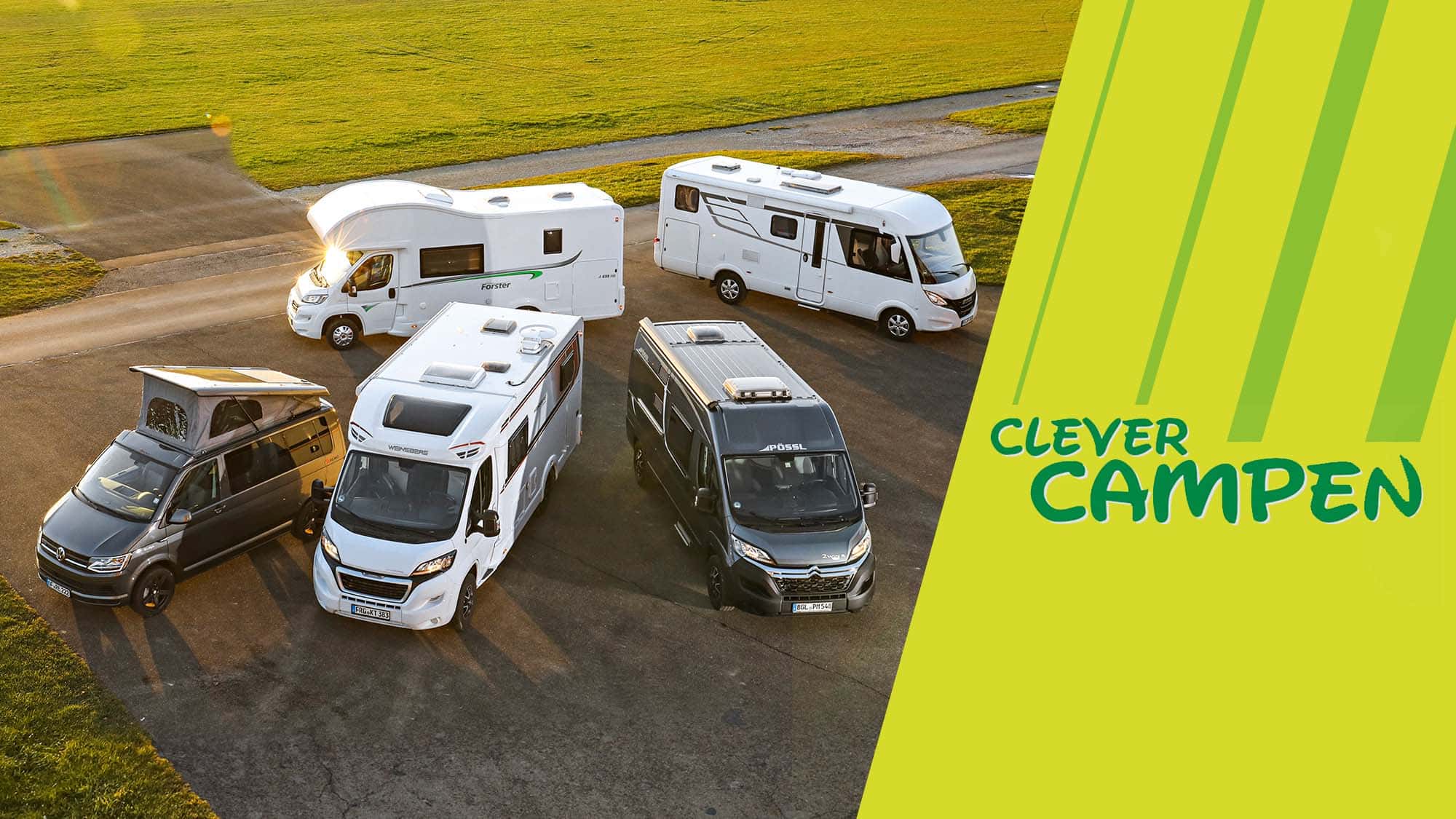 Clever Campen-Podcast Folge 1: Welche Wohnmobile gibt es?
