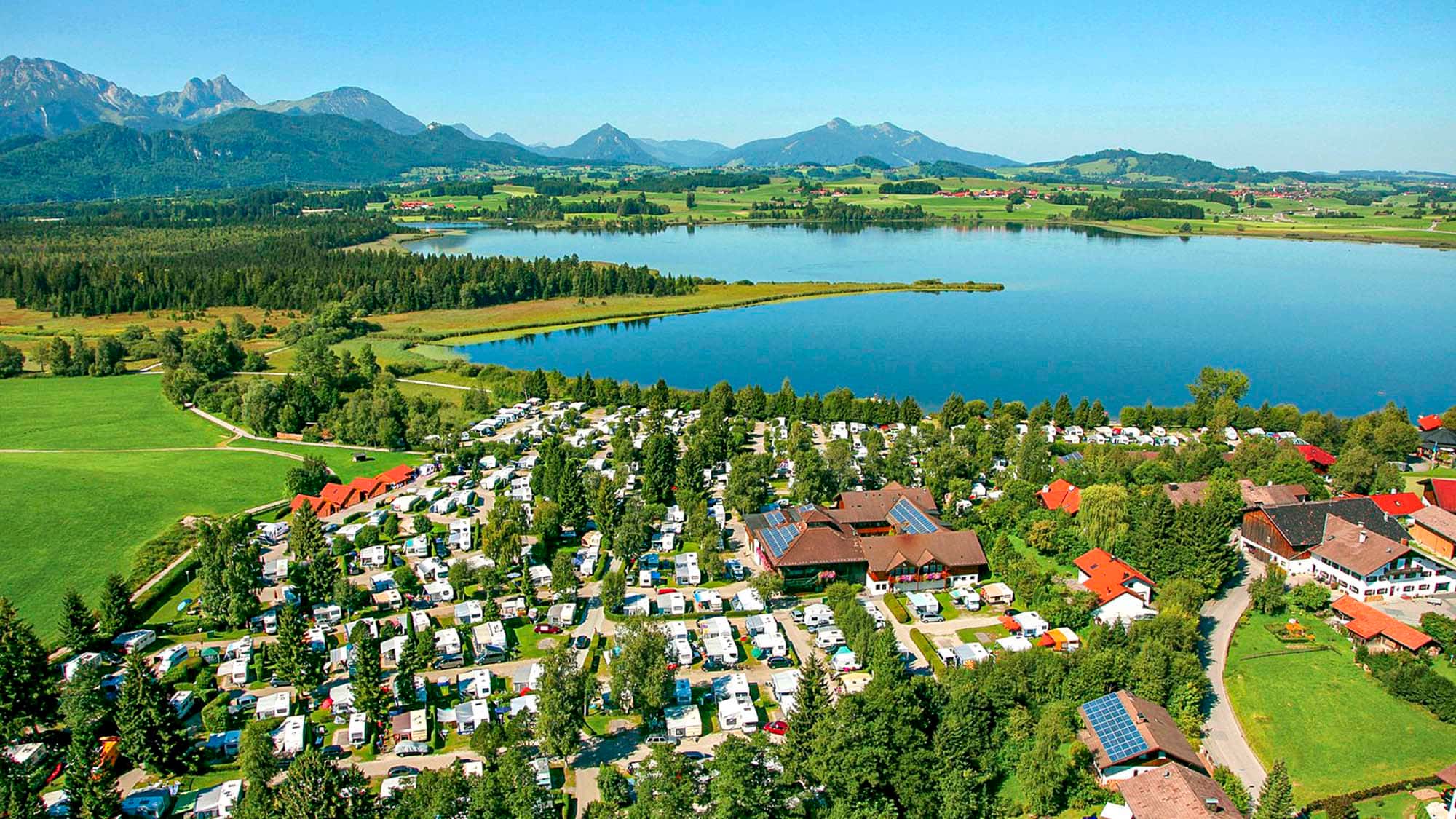 Campingplatz-Tipp: 5-Sterne-Camping Hopfensee in Füssen