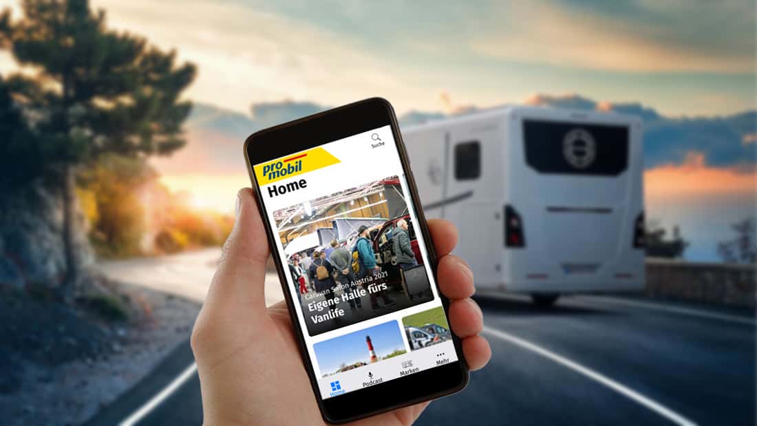 Promobil als App für iOS und Android