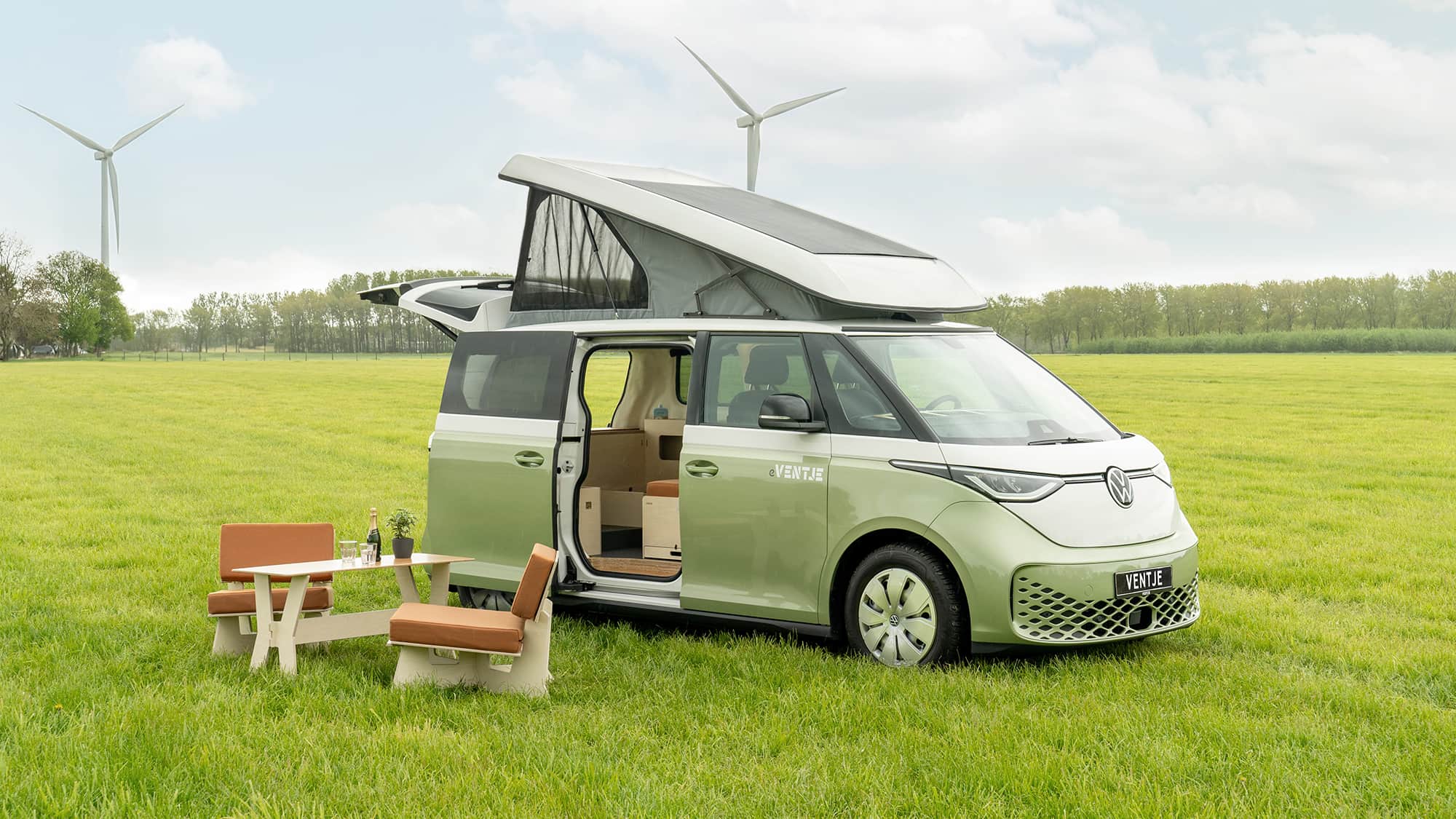 eVentje: Elektrischer Campervan auf ID.Buzz
