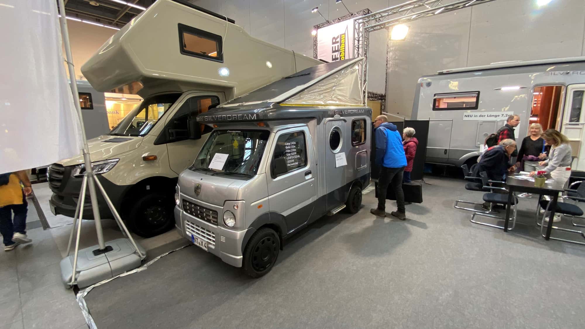 Süßer Mini-Camper auf CMT 2025: Wanner Mini Silverdream