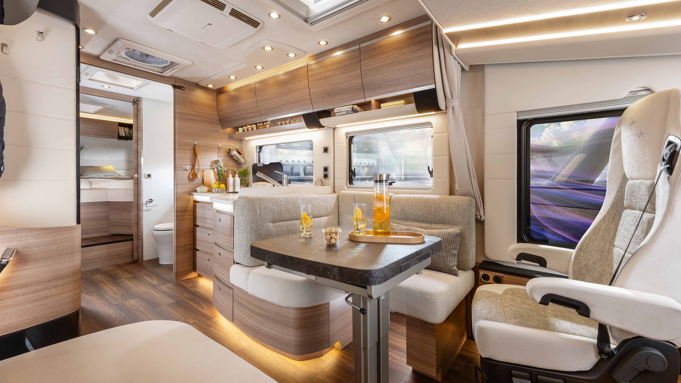 Die luxuriöse Wohnmobil-Baureihe Concorde Carver wird für 2026 deutlich aufgewertet